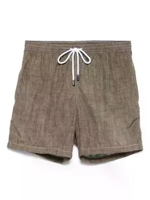 BARBA NAPOLI Logo-patch Swim Shorts