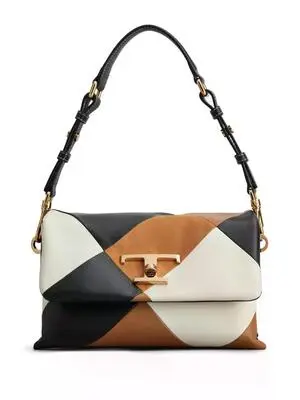 TOD'S T Timeless Patchwork Shoulder Bag