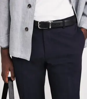 Brioni Cotton-blend Pienza Straight Trousers