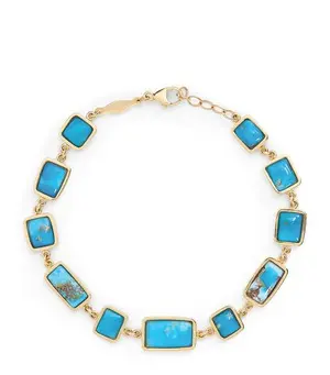Jacquie Aiche Yellow And Turquoise Bracelet - Gold