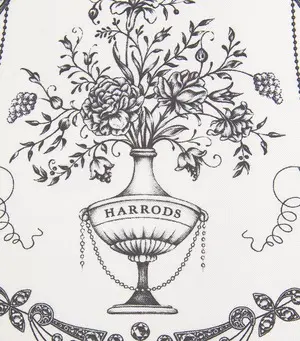 Harrods Silk Lace Print Scarf