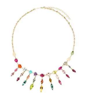 Jacquie Aiche Yellow Gemstone Shaker Necklace - Gold
