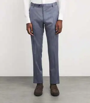 Brioni Wool Journey Straight Trousers