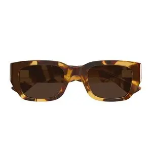 Bottega Veneta Linea Intrecciato Sunglasses - Havana