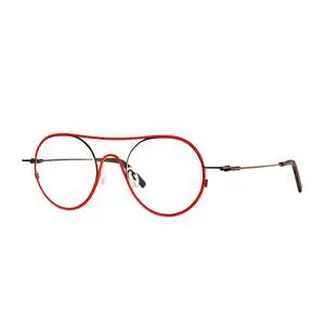 THEO EYEWEAR Isobar 387 Fluo/burnt Matte Eyeglasses - Red