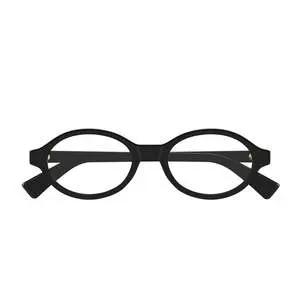 Bottega Veneta Linea Triangle Eyeglasses - Black