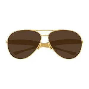Bottega Veneta Linea Unapologetic Sunglasses - Gold