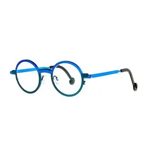 THEO EYEWEAR Shinjuku Round Frame - Blue