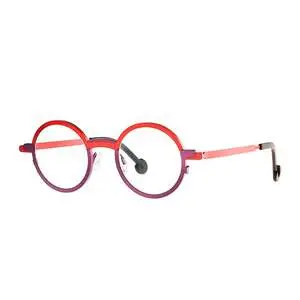 THEO EYEWEAR Shinjuku Round Frame - Red