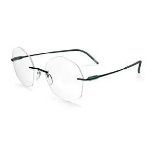 SILHOUETTE 5561/lh Rimless Eyeglasses - Green