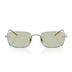 Oliver Spencer Rimless Eyeglasses - Gold
