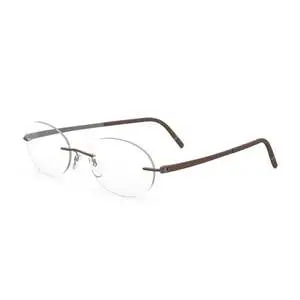 SILHOUETTE 5529/ga Rimless Eyewear - Brown
