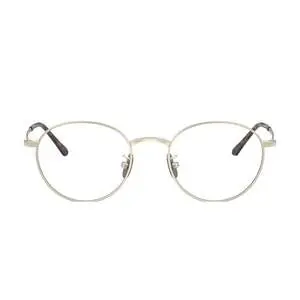 Polo Ralph Lauren Round Titanium Eyeglasses - Gold