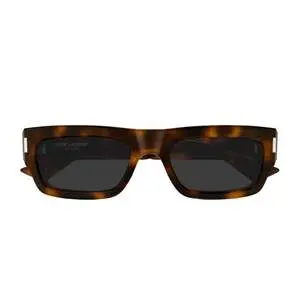 Saint Laurent Linea Corner Angle Sunglasses - Havana