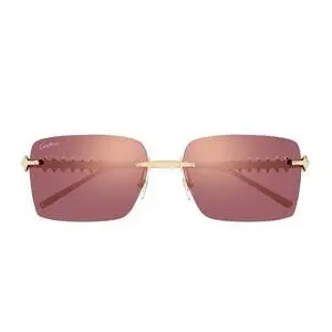 CARTIER Clash De Ct0545s Sunglasses - Gold