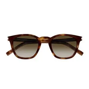 Saint Laurent Sl 28 Linea Corner Angle Sunglasses - Havana