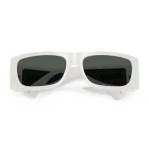 Versace Rectangle Sunglasses With Lens Logo