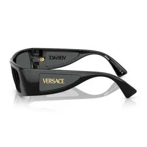 Versace Rectangle Sunglasses With Logo