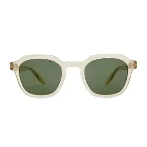 Barton Perreira Full Rim Sunglasses - Beige