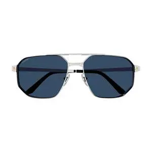 CARTIER Santos De Sunglasses - Silver