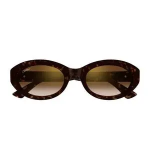 CARTIER C De Sunglasses - Havana