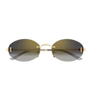 CARTIER C De Sunglasses - Gold