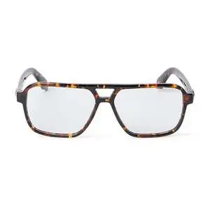 Off White Squared Acetate Frame - Havana