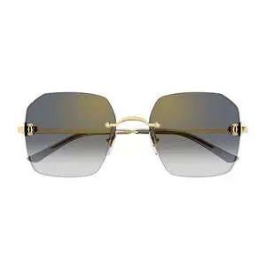 CARTIER C De Sunglasses - Gold