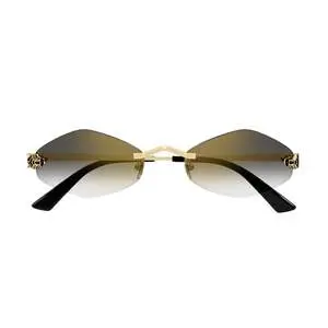 CARTIER Panthère De Sunglasses - Gold