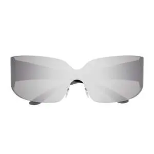 Balenciaga Mirrored Sunglasses - Silver