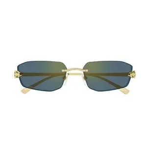 CARTIER Panthère De Rectangle Sunglasses - Gold