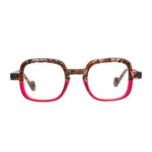 MATTTEW Tortoiseshell Geometric Square Frame - Brown