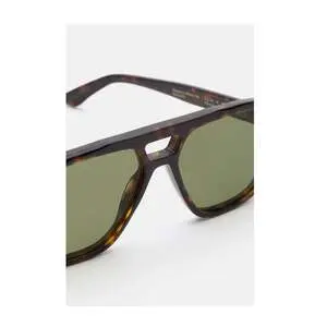 RETROSUPERFUTURE Pilot Sunglasses With Havana Acetate Frame