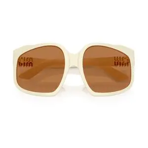 Miu Miu 0mu A07s Ombre Sunglasses - White