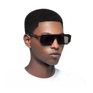 VAVA EYEWEAR Black Label Rectangular Sunglasses - Gray