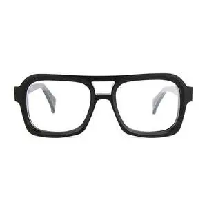 DANDY'S Acetate Pilot Frame With Double Bridge - Black