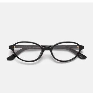 RETROSUPERFUTURE Oval Frame Eyeglasses - Black