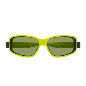 Gucci Linea Institutional Logo Sunglasses - Green