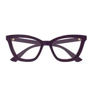 Gucci Linea Gg Logo Eyeglasses - Purple