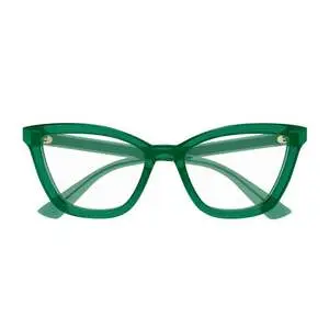 Gucci Linea Gg Logo Eyeglasses - Green