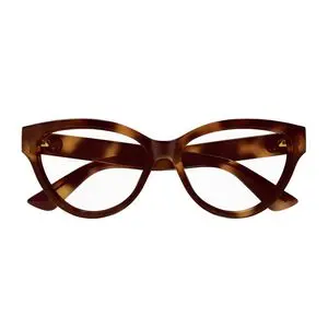 Gucci Rectangular Eyeglasses With Gg Logo - Brown