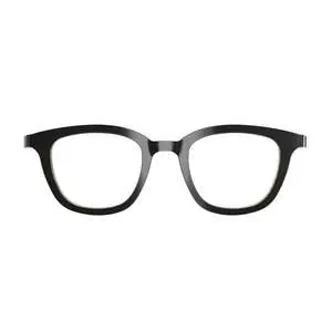 LINDBERG Buffalo Horn Eyeglasses - Black