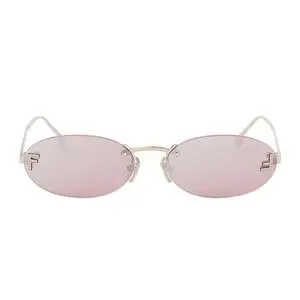Fendi First Crystal Sunglasses - Rose Gold