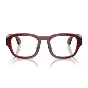 ALAIN MIKLI Square Frame Eyeglasses - Bordeaux