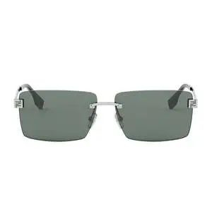 Fendi Sky Rimless Sunglasses - Silver