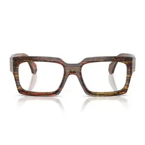 ALAIN MIKLI Rectangular Eyeglasses - Havana