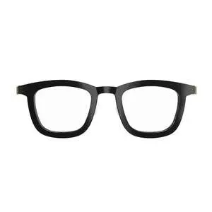 LINDBERG Acetanium Square Frame Eyeglasses - Black