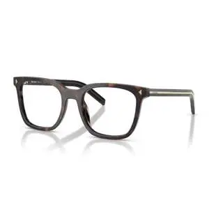 Prada Tortoise Square Eyeglasses - Havana