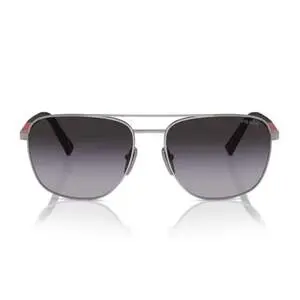 Prada Ps 54zs Aviator Sunglasses - Gunmetal