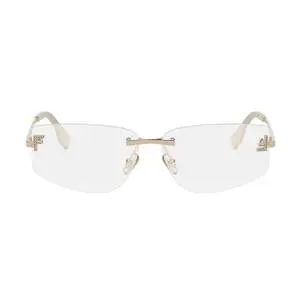 Fendi Rimless Optical Glasses - Rose Gold